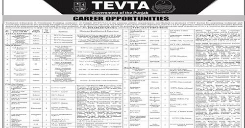 TEVTA Jobs 2025 in Pakistan | Jobs in TEVTA 2025 Latest