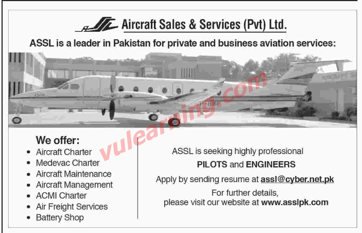 Aircraft Sales & Services Pvt Ltd 2018 for Pilots & Engineers ...